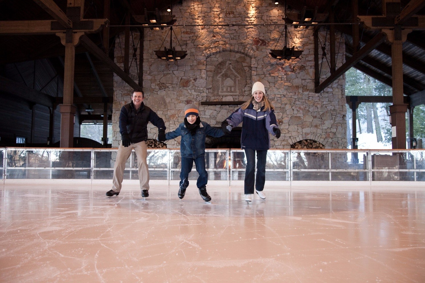 Mohonk Mountain House, Ice Skating Pavilion in New Paltz, NY